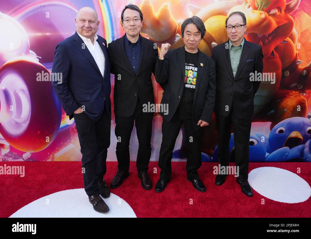 Los Angeles, USA. 01st Apr, 2023. (L-R) Chris Meledandri, Takumi ...