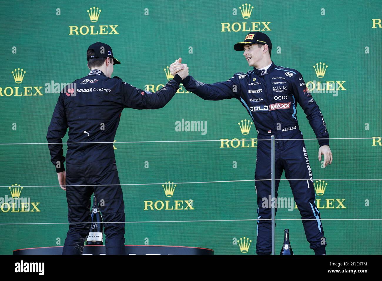 Formula 2 podium for arthur leclerc hi-res stock photography and images ...