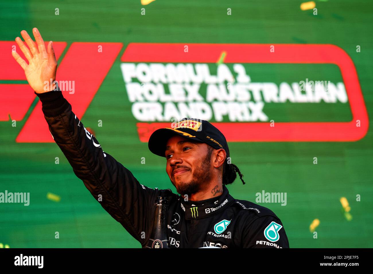 Melbourne, Australia. 02nd Apr, 2023. Lewis Hamilton (GBR) Mercedes AMG ...