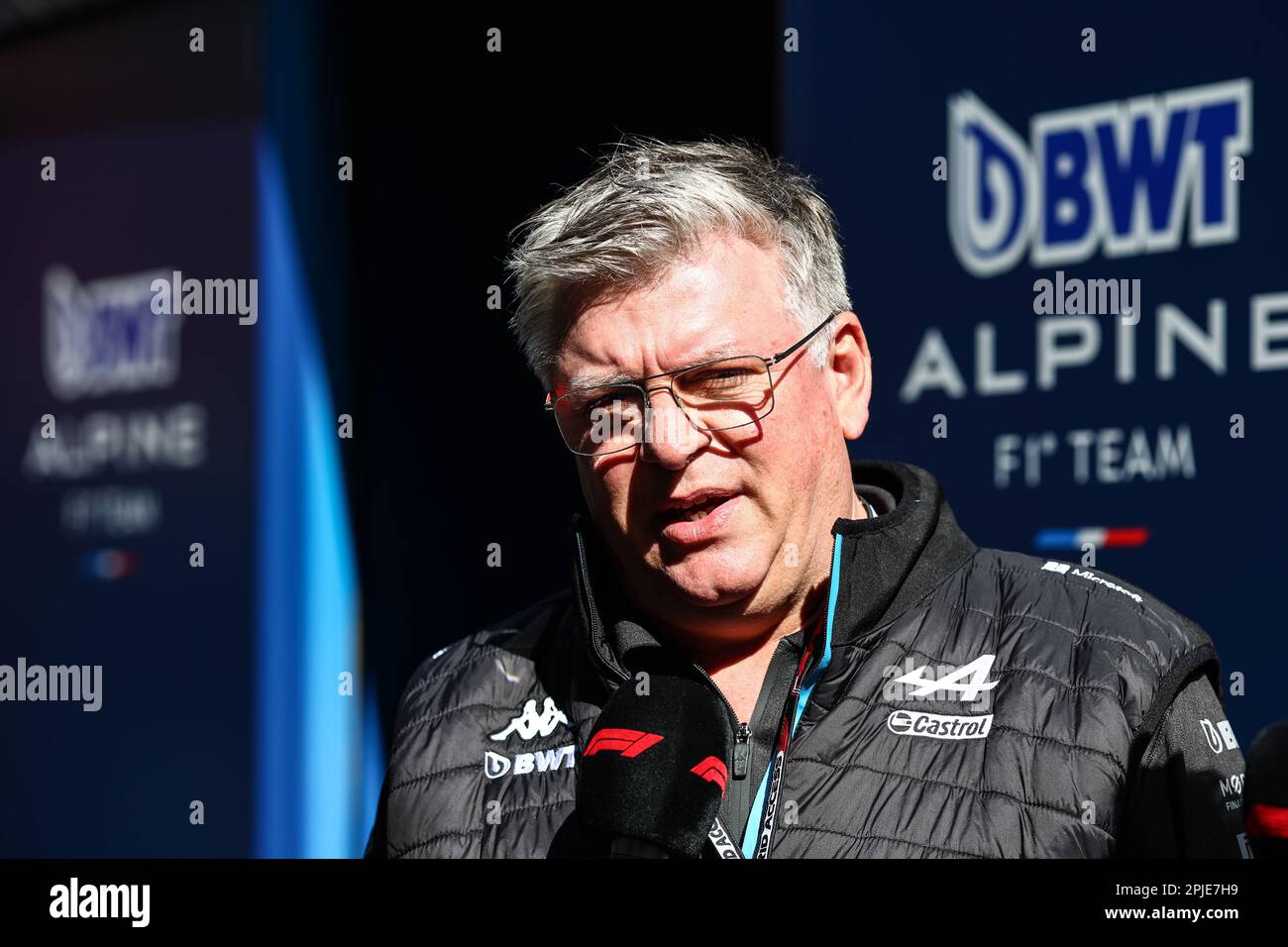 Melbourne, Australia. 02nd Apr, 2023. Otmar Szafnauer (USA) Alpine F1 Team, Team Principal. 02. ...