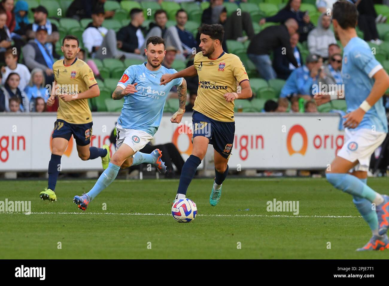 MELBOURNE, AUSTRALIA. 2 Apr 2023, Melbourne City v Newcastle Jets at ...