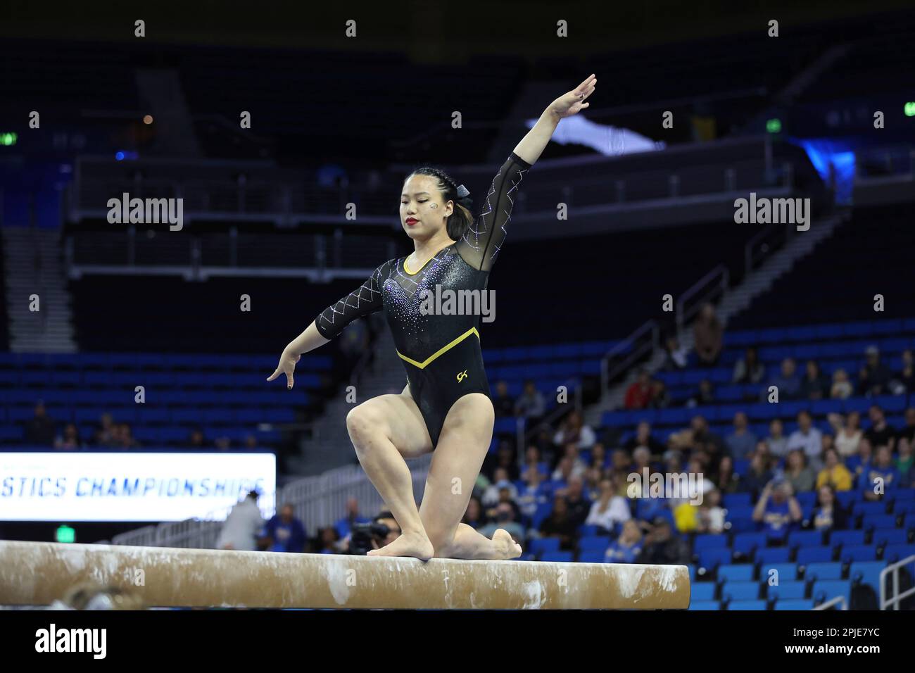 April 1, 2023: Helen Hu (University of Missouri) competes on the ...