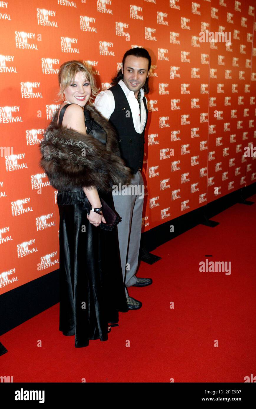 Veronica Sywak and guest at the Sydney Film Festival opening night gala ...