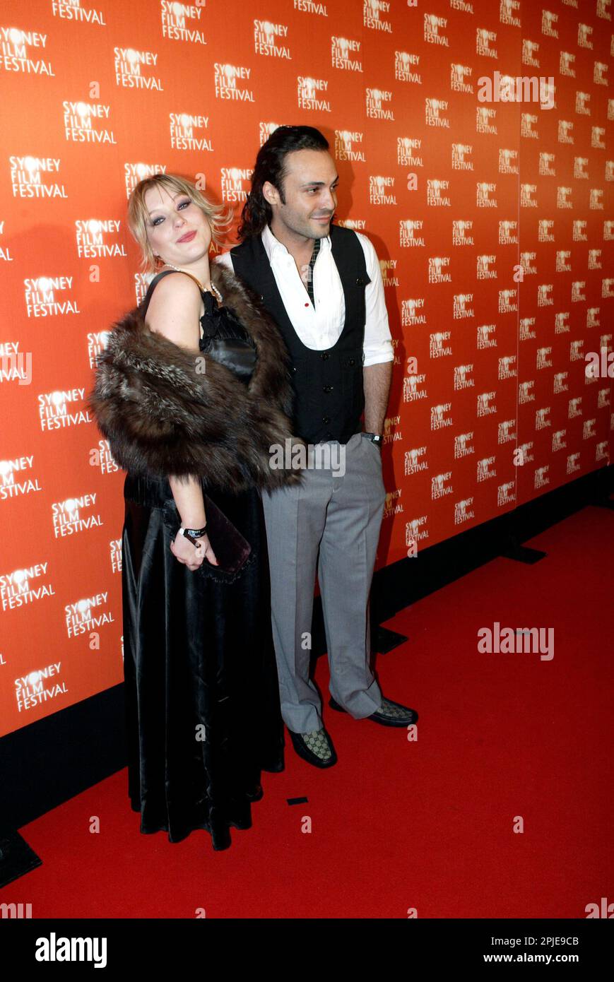 Veronica Sywak and guest at the Sydney Film Festival opening night gala ...