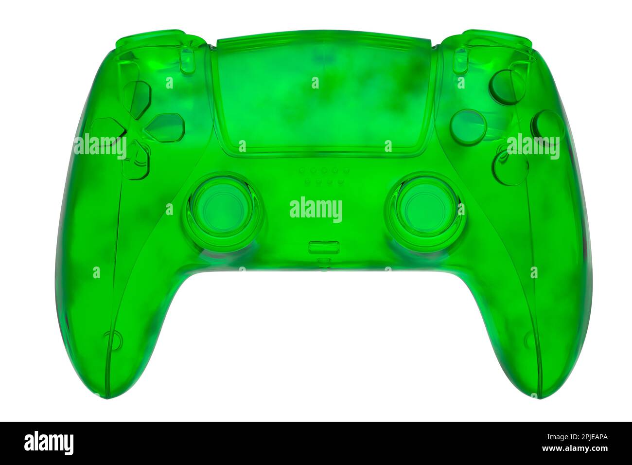 Realistic video game joystick in trendy style glassmorphism or frosted ...