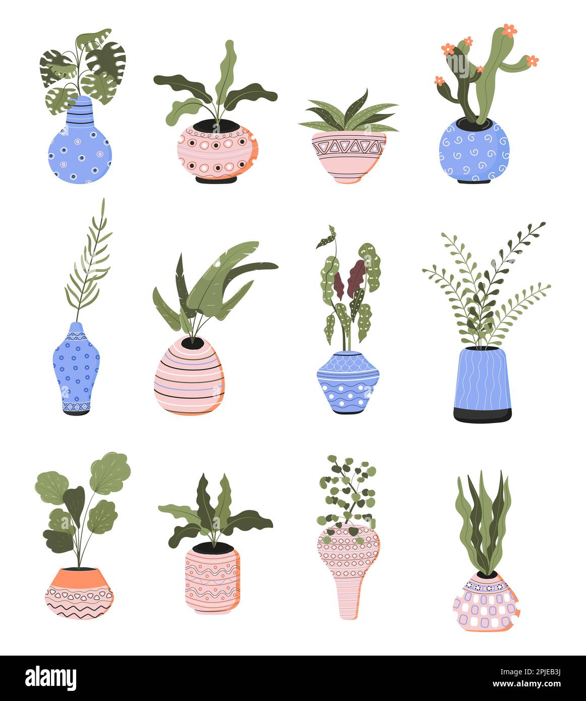 Lyrate leaves Stock Vector Images - Alamy