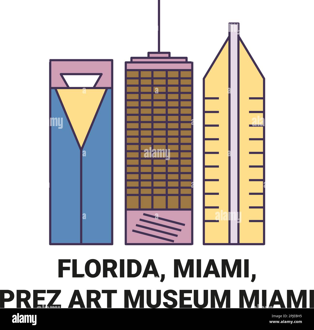 United States, Florida, Miami, Prez Art Museum Miami travel landmark ...