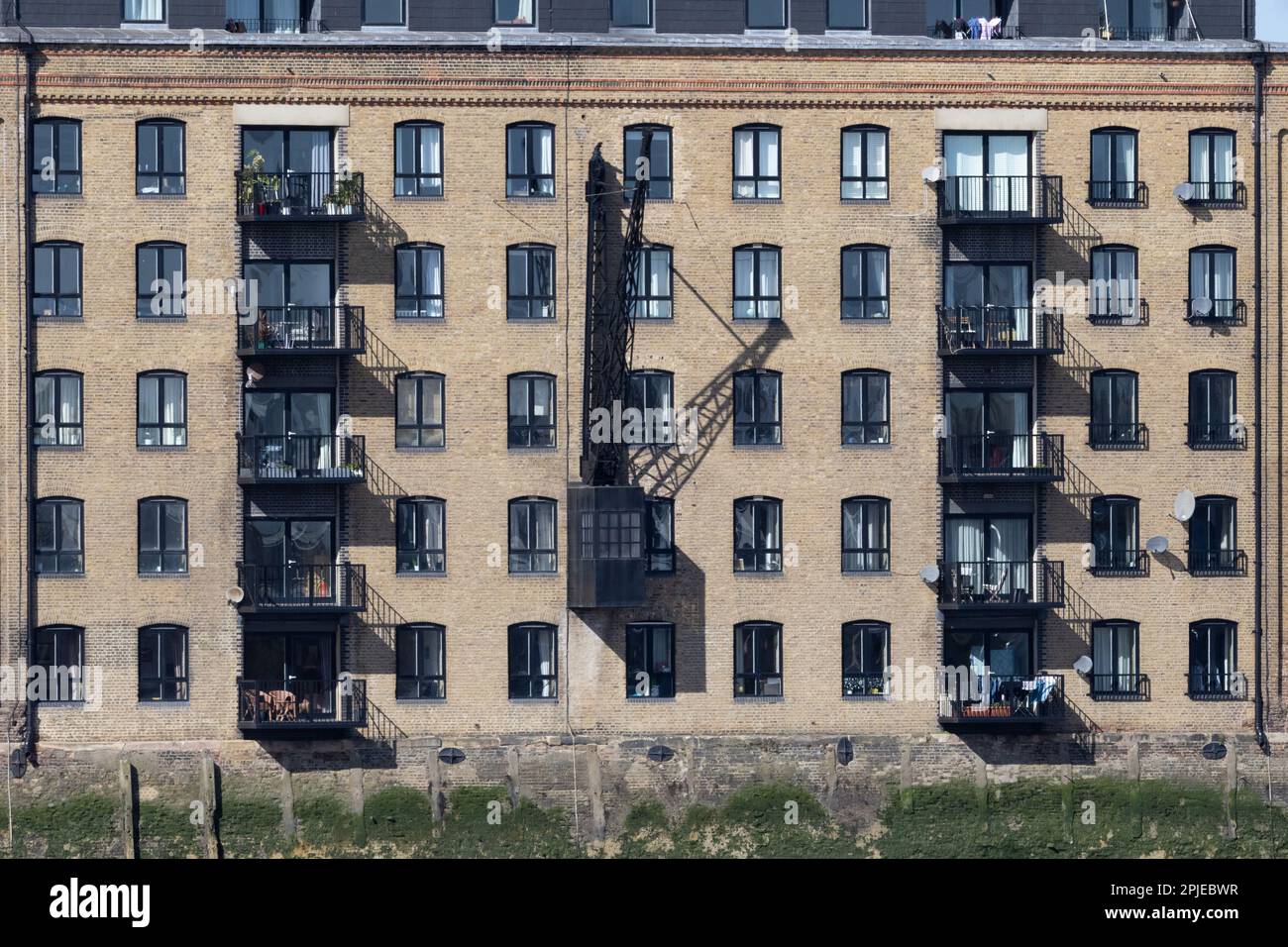 Cubitt Wharf building. Isle of Dogs, London UK Stock Photo - Alamy