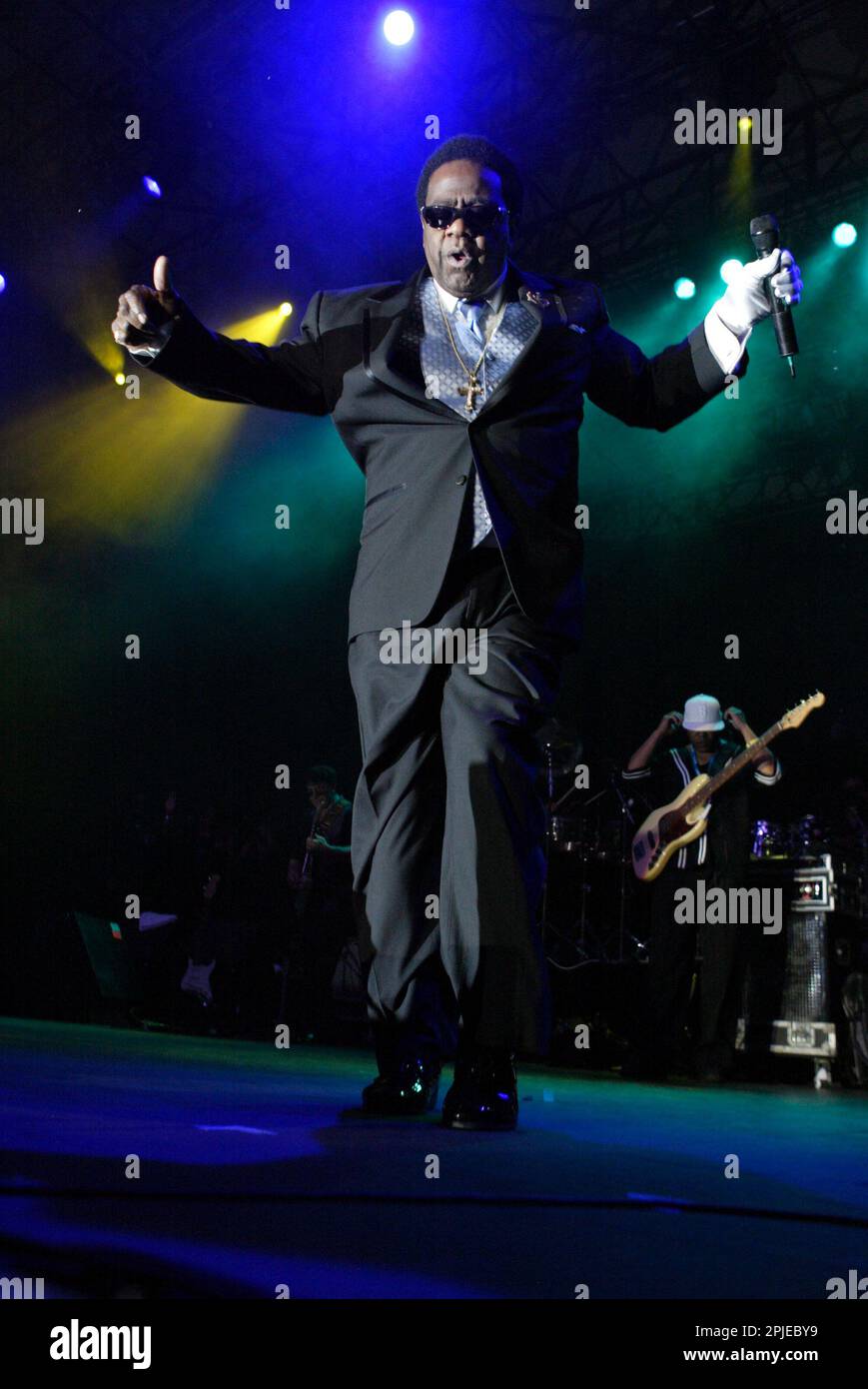 Al Green performing live in concert in The Domain during 'Festival ...
