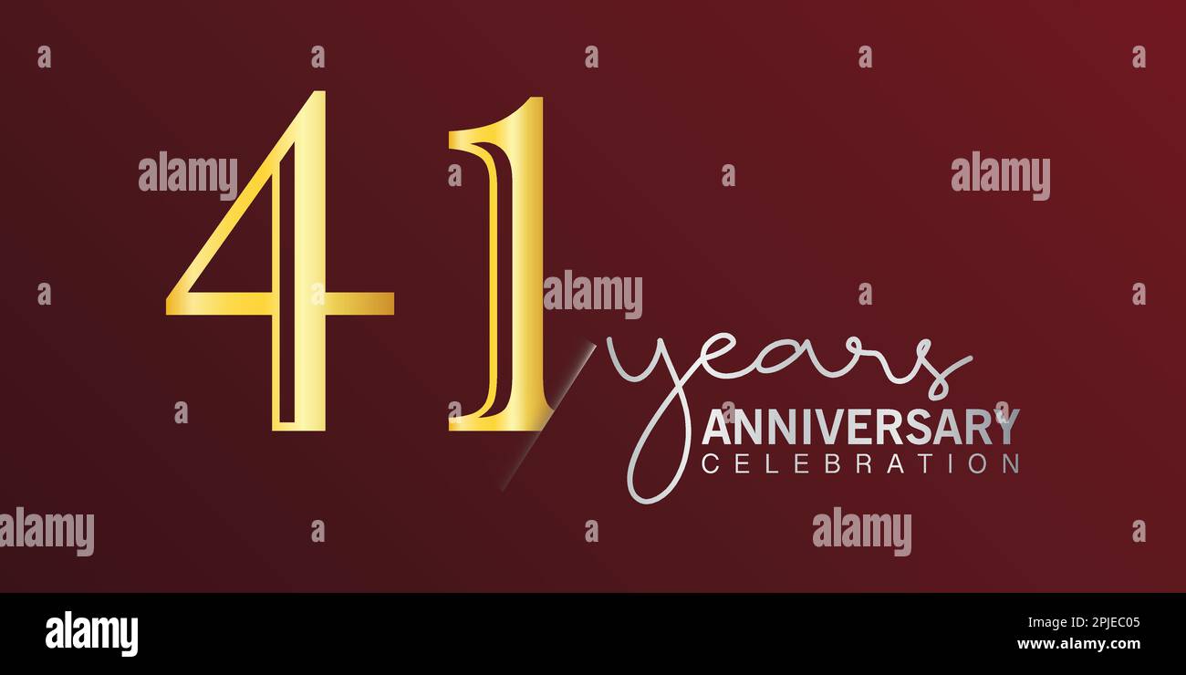 Gold number 41 hi-res stock photography and images - Alamy