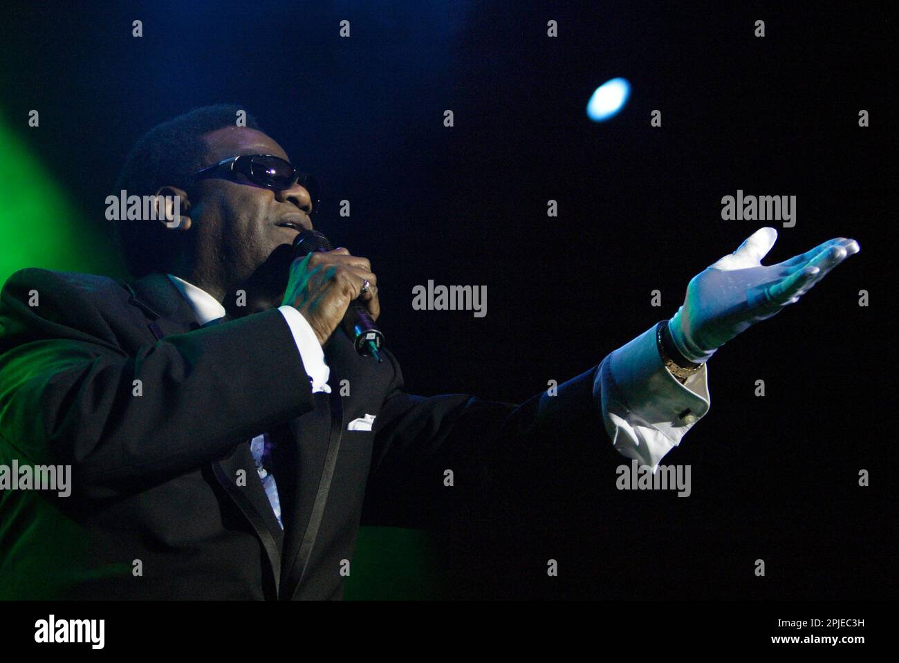 Al Green performing live in concert in The Domain during 'Festival ...