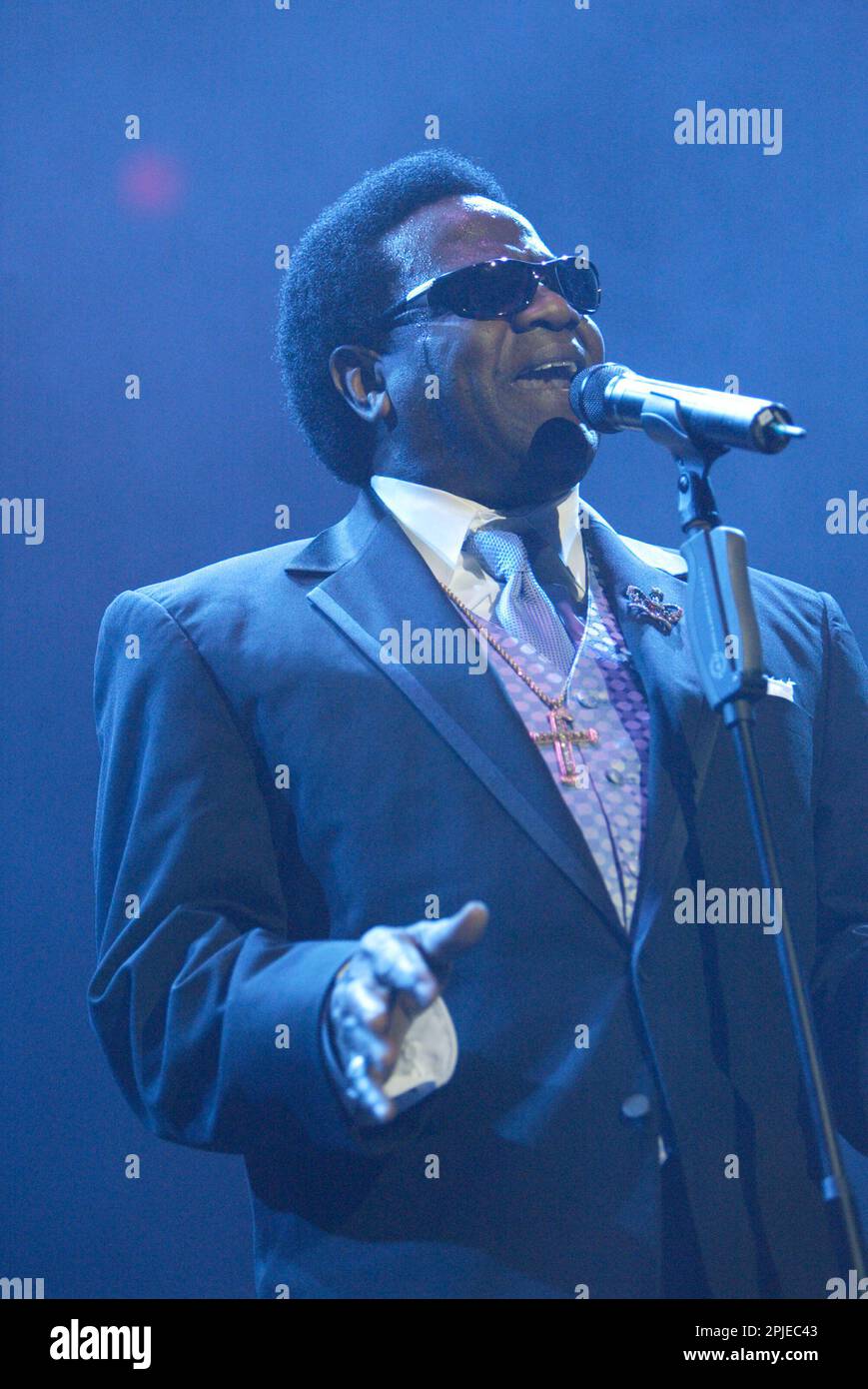 Al Green performing live in concert in The Domain during 'Festival ...