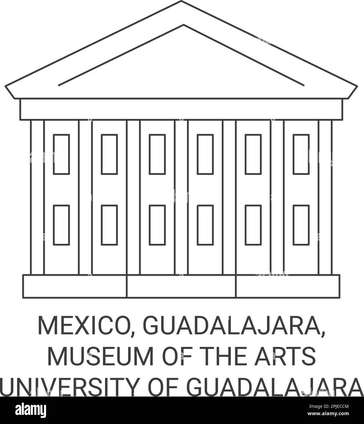 Mexico, Guadalajara, Museum Of The Arts University Of Guadalajara ...