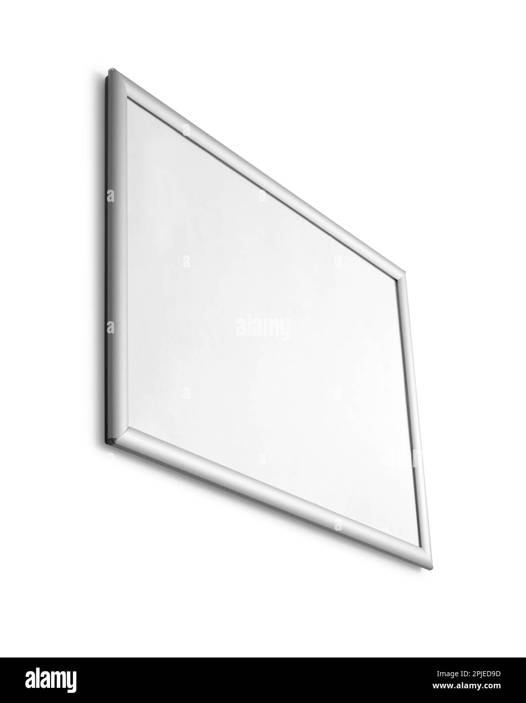 Clean and Modern: Poster Frame Mockup on White Background Stock Photo ...