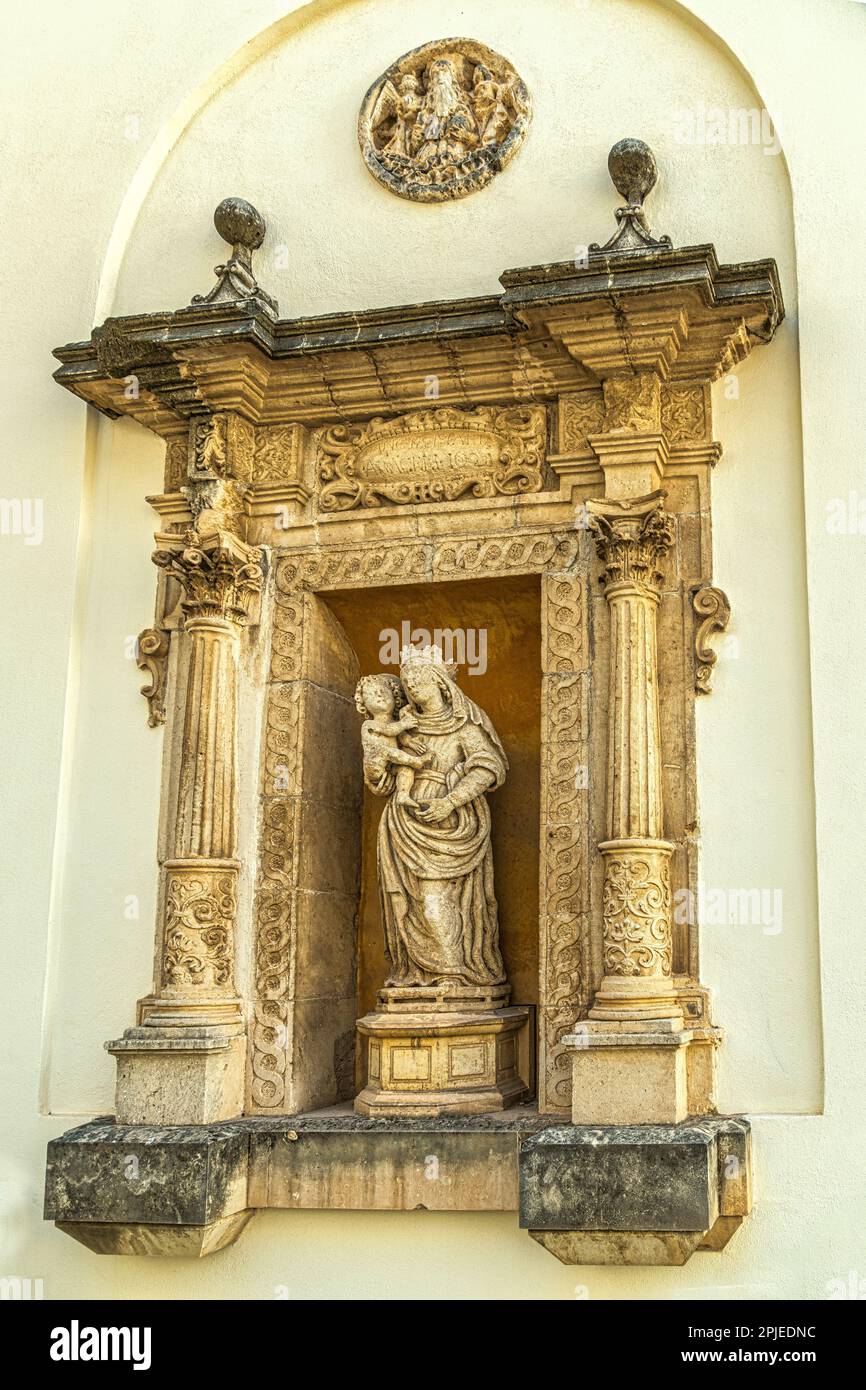 Madonna with child by an anonymous 16th century sculptor, now in the ...