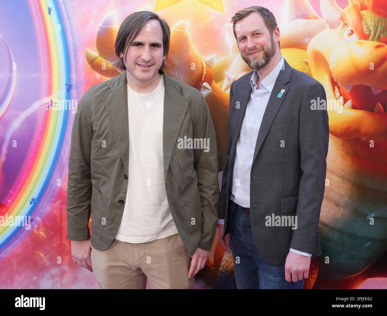 Los Angeles, USA. 01st Apr, 2023. (L-R) Michael Jelenic and Aaron ...