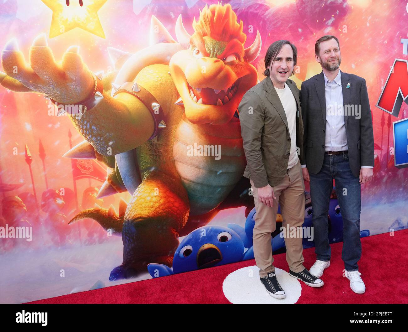 Los Angeles, USA. 01st Apr, 2023. (L-R) Michael Jelenic and Aaron ...
