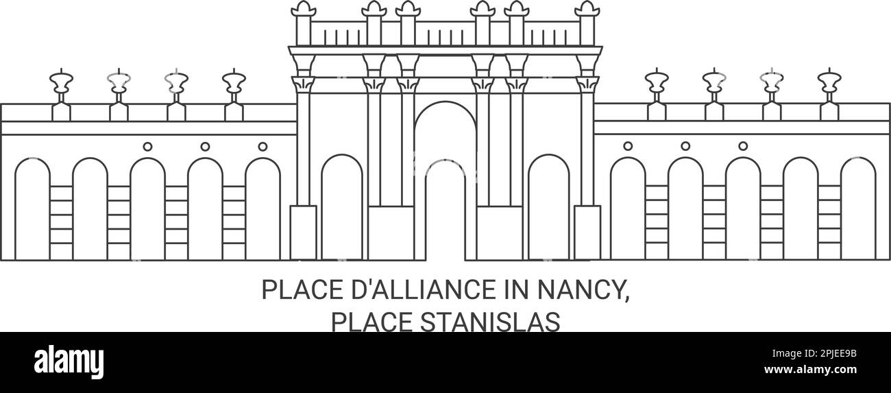 France, Place D'alliance In Nancy, Place Stanislas travel landmark ...