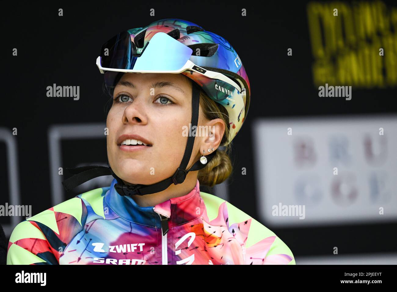Oudenaarde, Belgium. 02nd Apr, 2023. Belgian Shari Bossuyt of Canyon ...