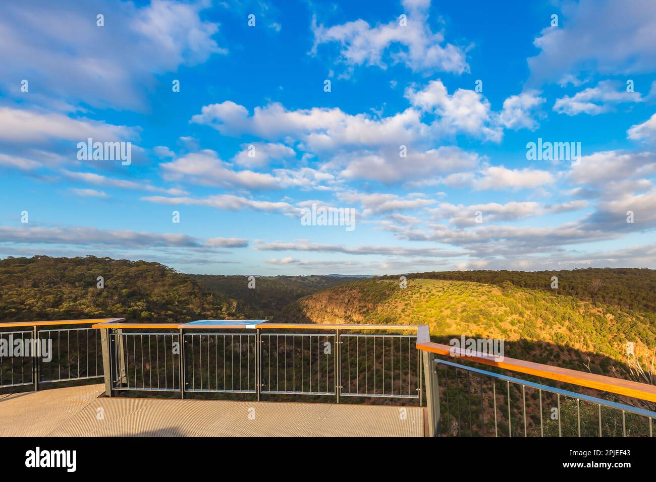 Onkaparinga River National Park canyon viewed from the lookout at ...
