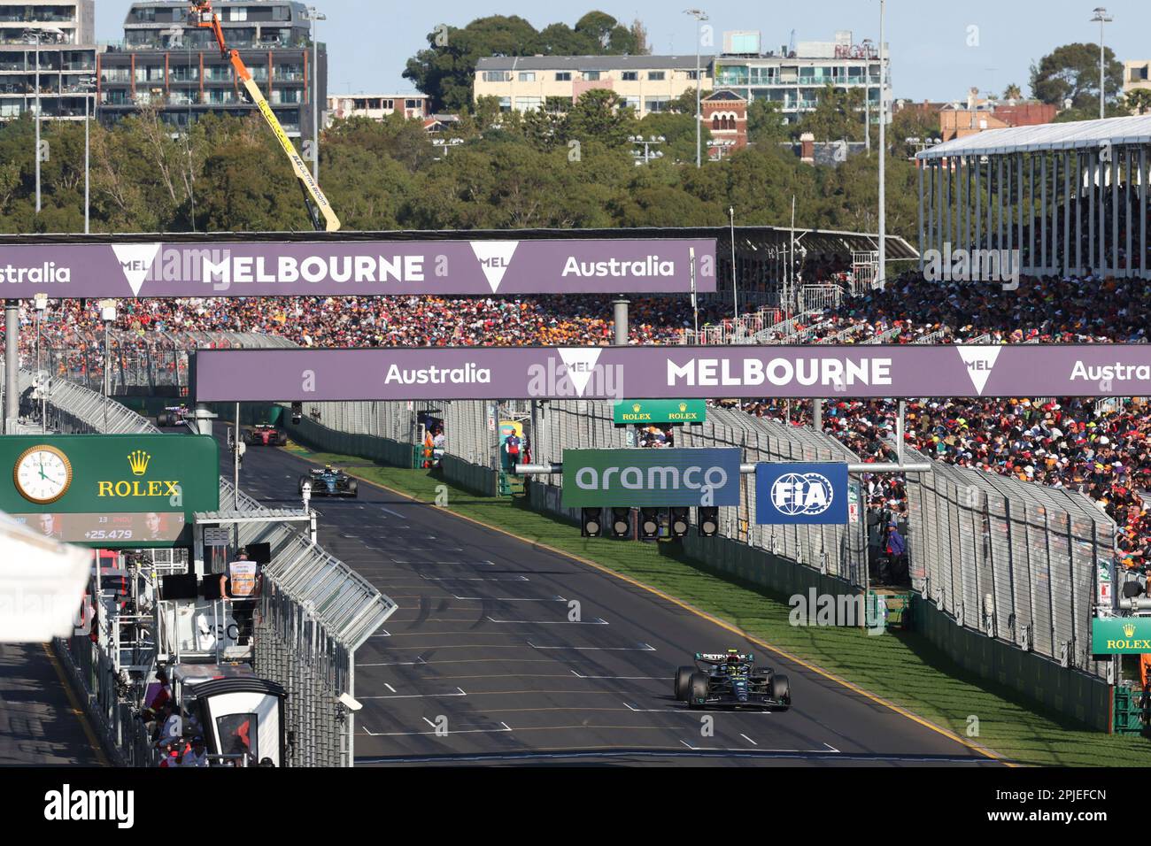 Melbourne, Australie. 02nd Apr, 2023. 44 HAMILTON Lewis (gbr), Mercedes ...