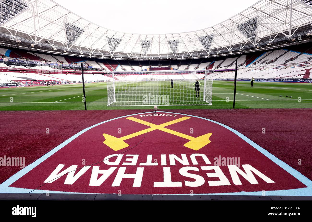 General view inside the ground ahead of the Premier League match at the ...