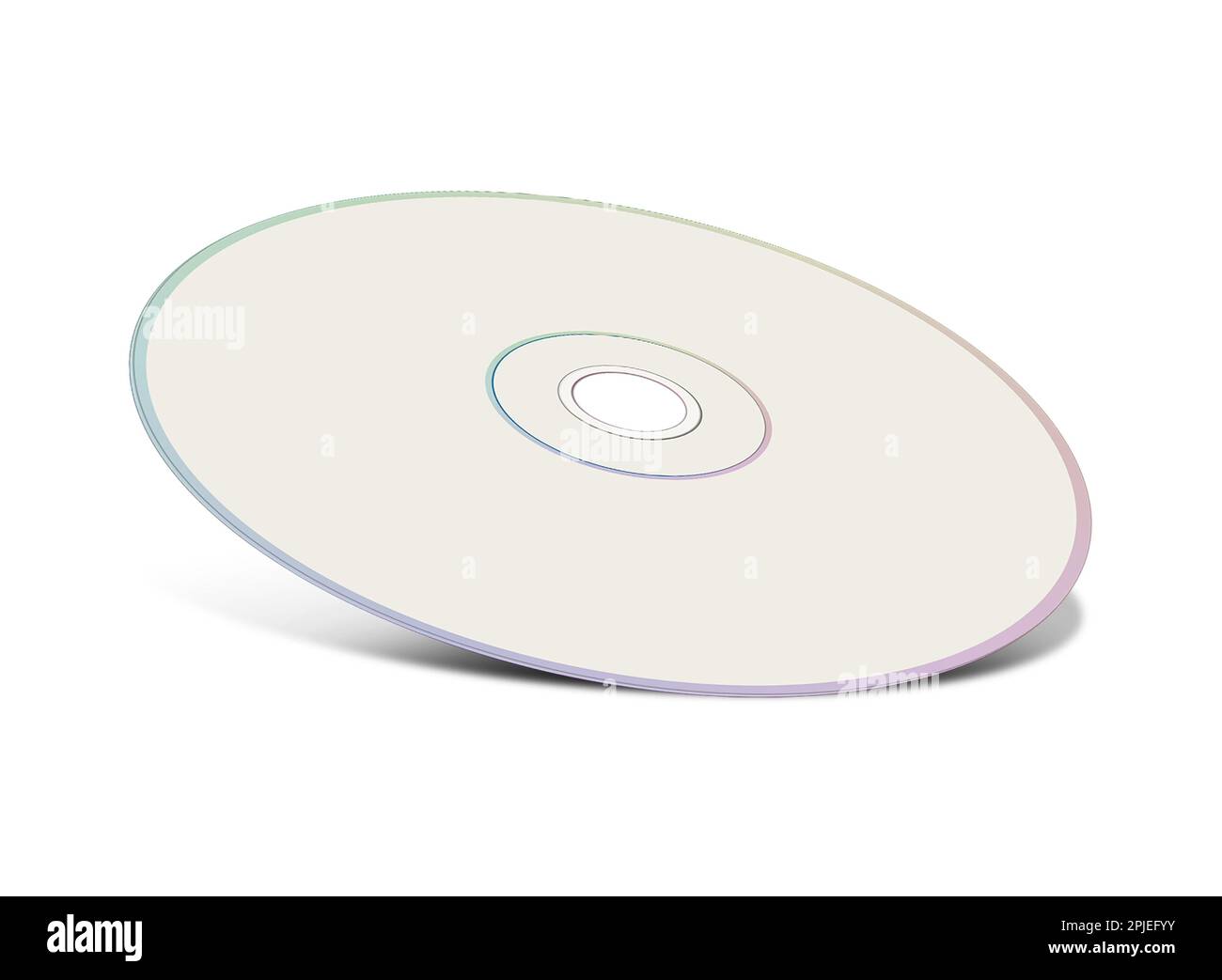 CD or DVD blank template white for presentation layouts and design. 3D ...