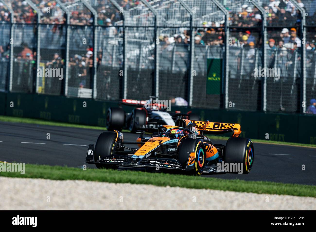 Melbourne, Australie. 02nd Apr, 2023. 81 PIASTRI Oscar (aus), McLaren ...