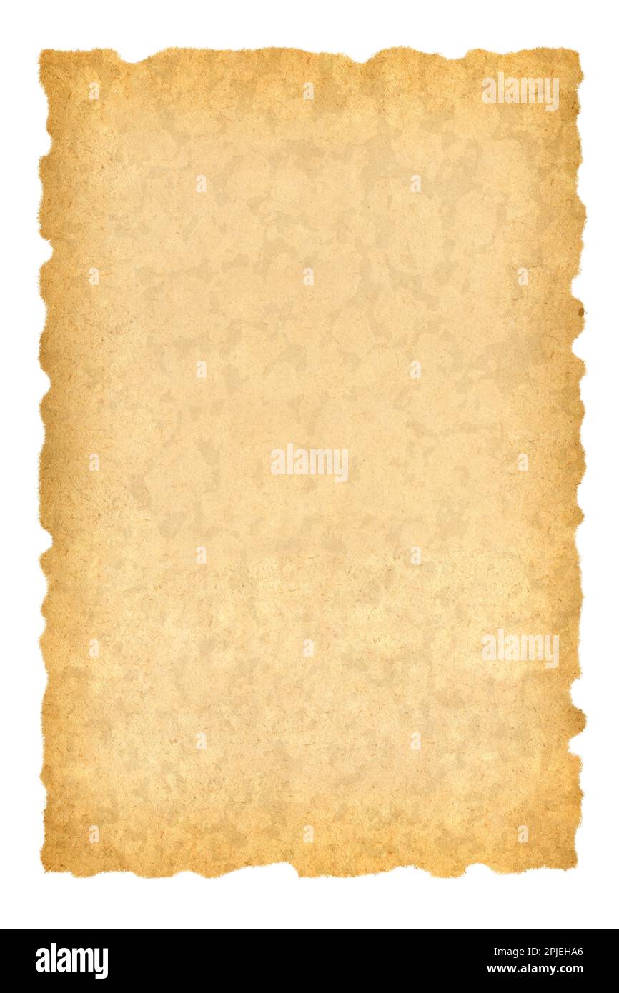 Old paper texture on white, old paper parchment texture in high ...