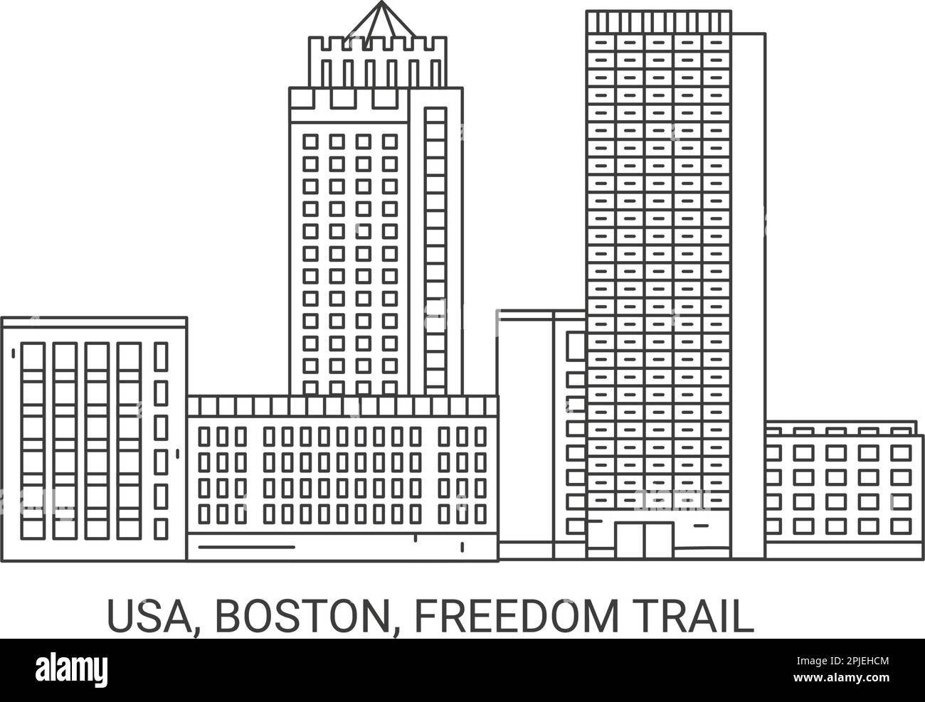 Boston freedom trail Cut Out Stock Images & Pictures - Alamy