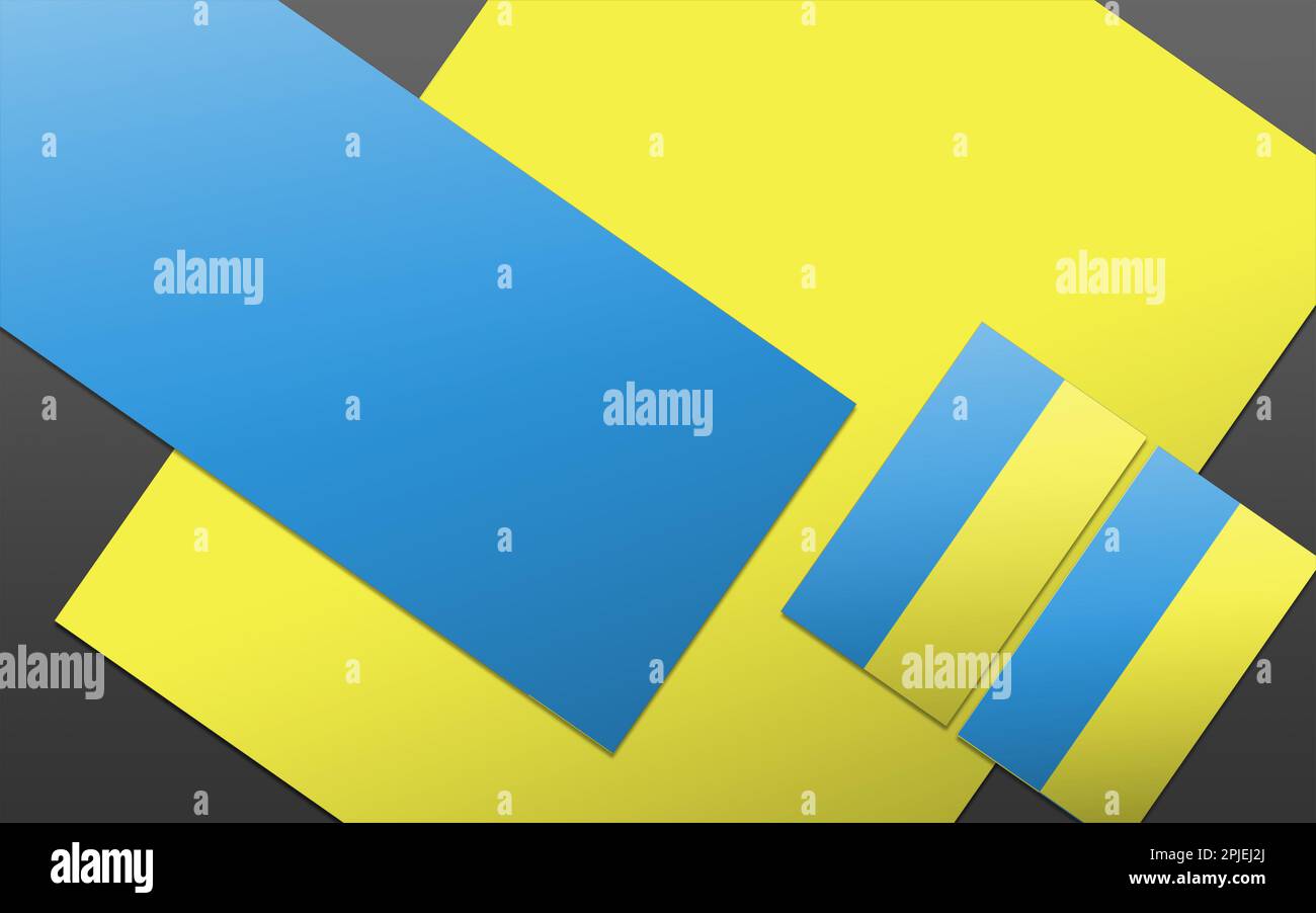 Promotional paper blank template for presentation layouts and design ...