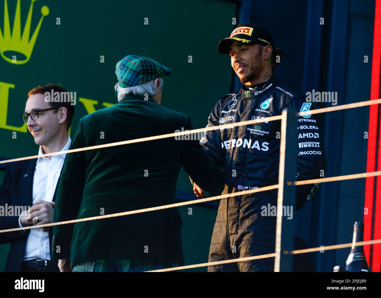 Jackie stewart lewis hamilton hi-res stock photography and images - Alamy