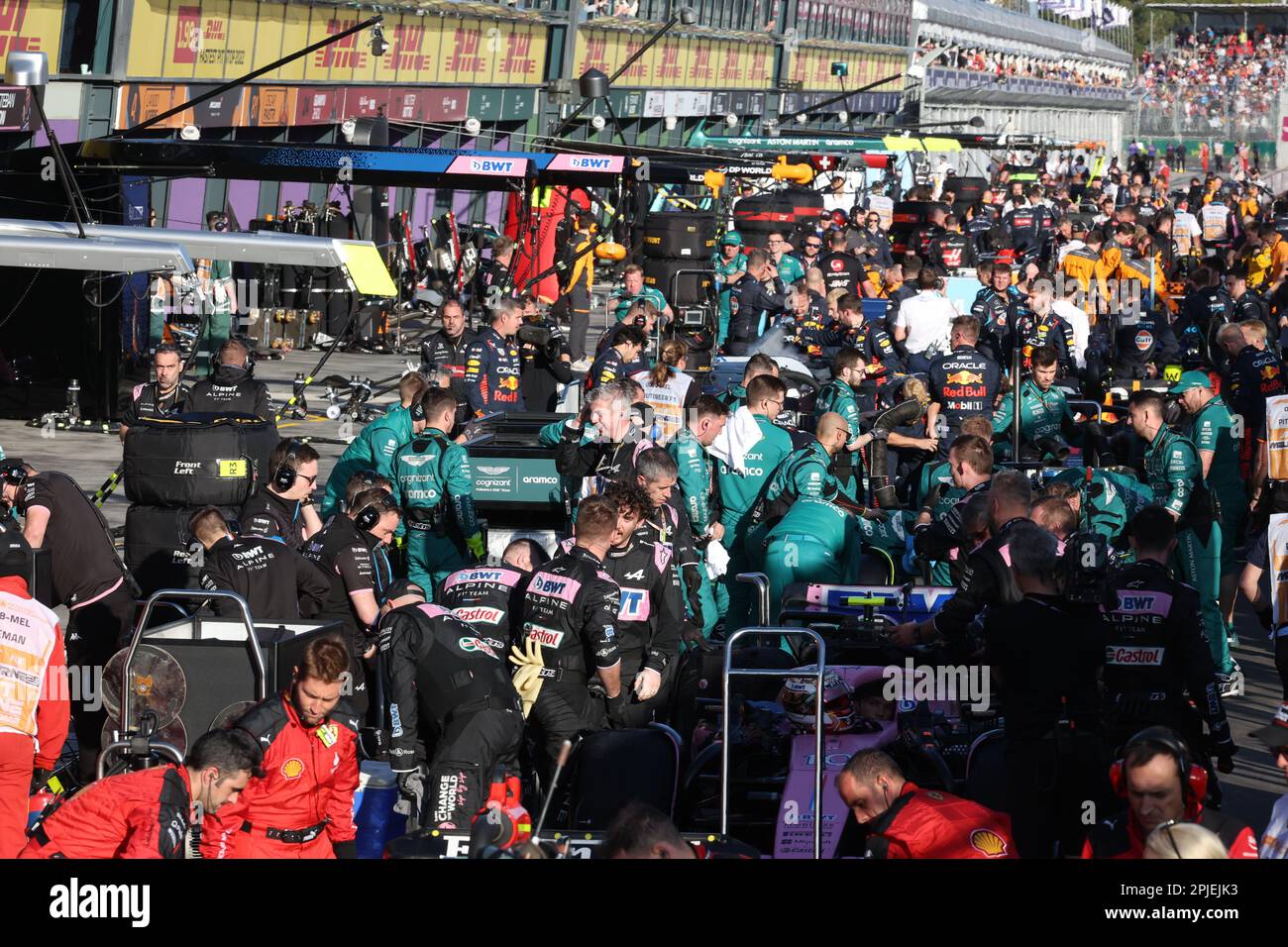Pitlane during the Formula 1 Rolex Australian Grand Prix 2023, 3rd ...