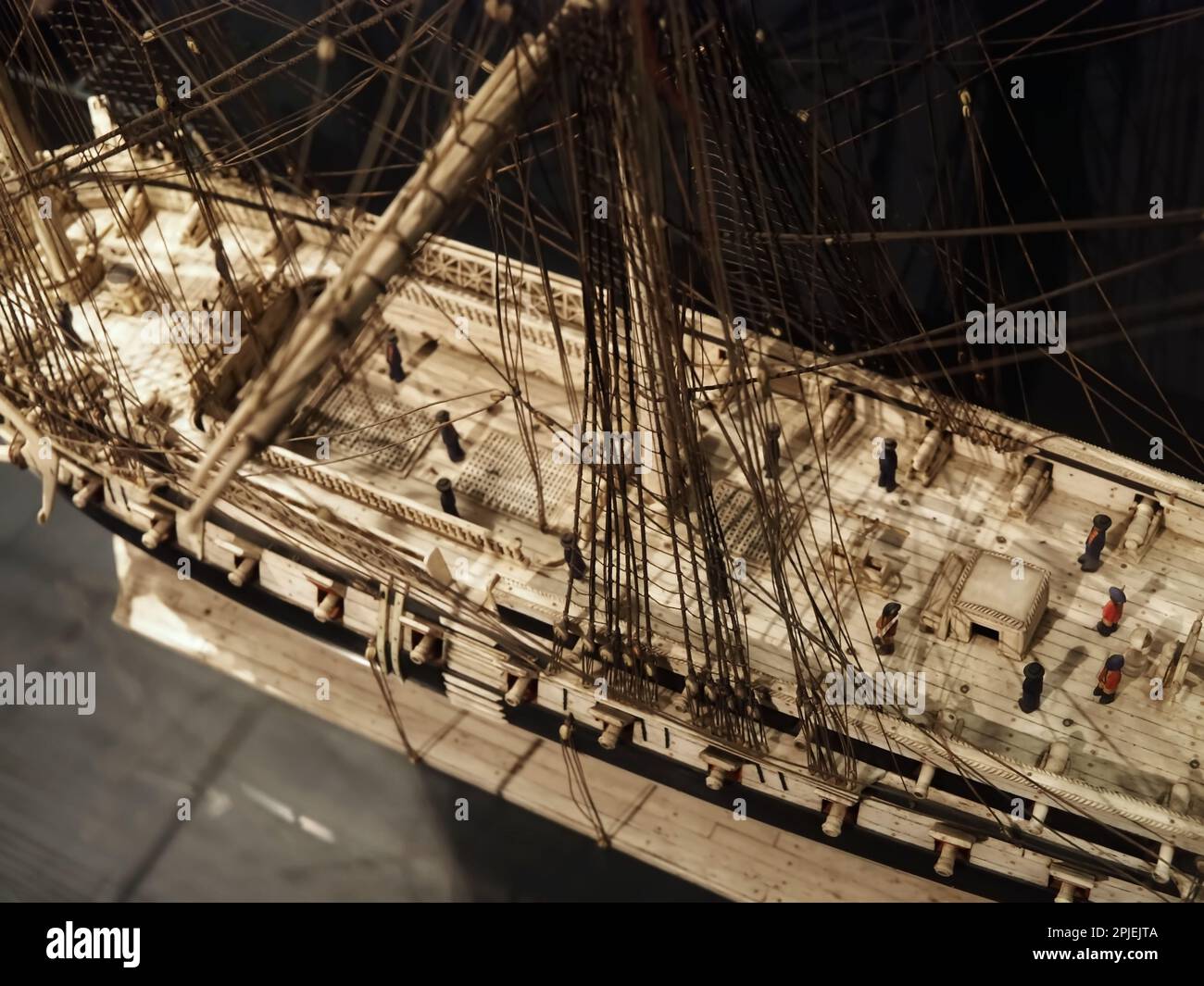 Inside the international Maritime Museum of Hamburg miniature art ships ...