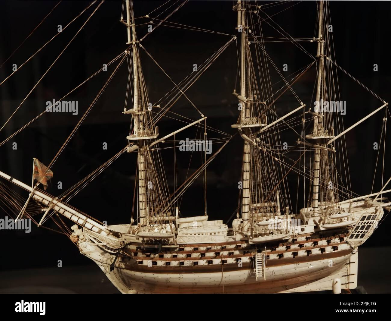 Inside the international Maritime Museum of Hamburg miniature art ships ...