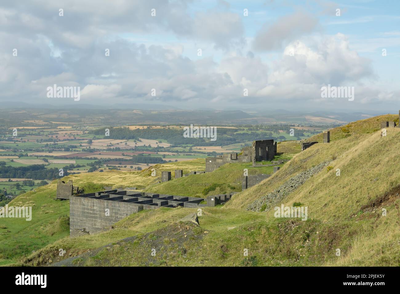 Old quarry buildings in the Shropshire Area of Outstanding Natural ...