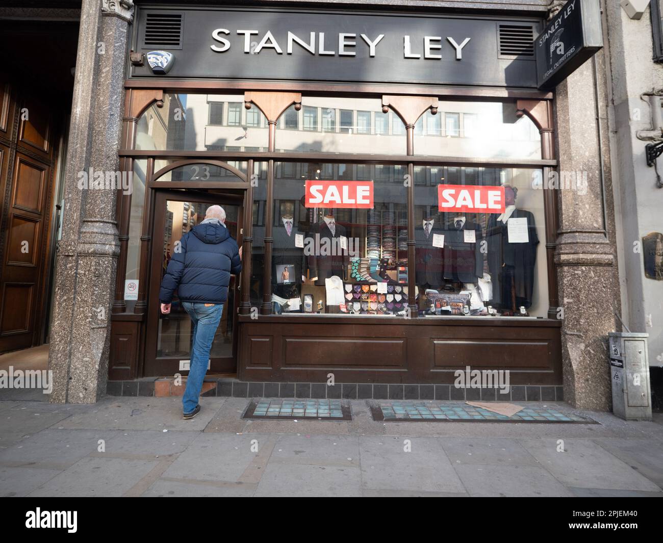 Stanley Ley legal outfitters tailor, London Stock Photo - Alamy