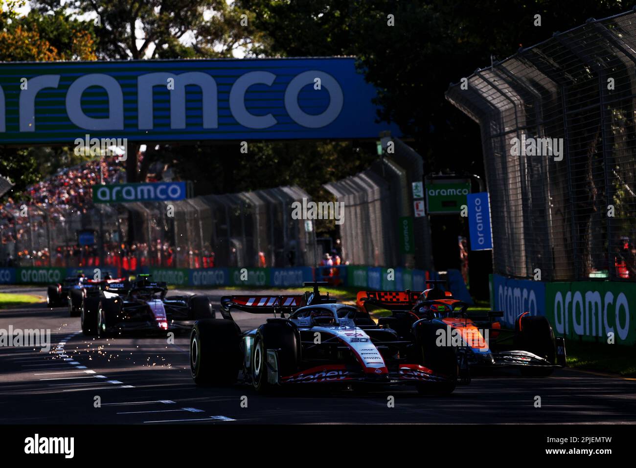 Melbourne, Australia. 02nd Apr, 2023. Kevin Magnussen (DEN) Haas VF-23 ...