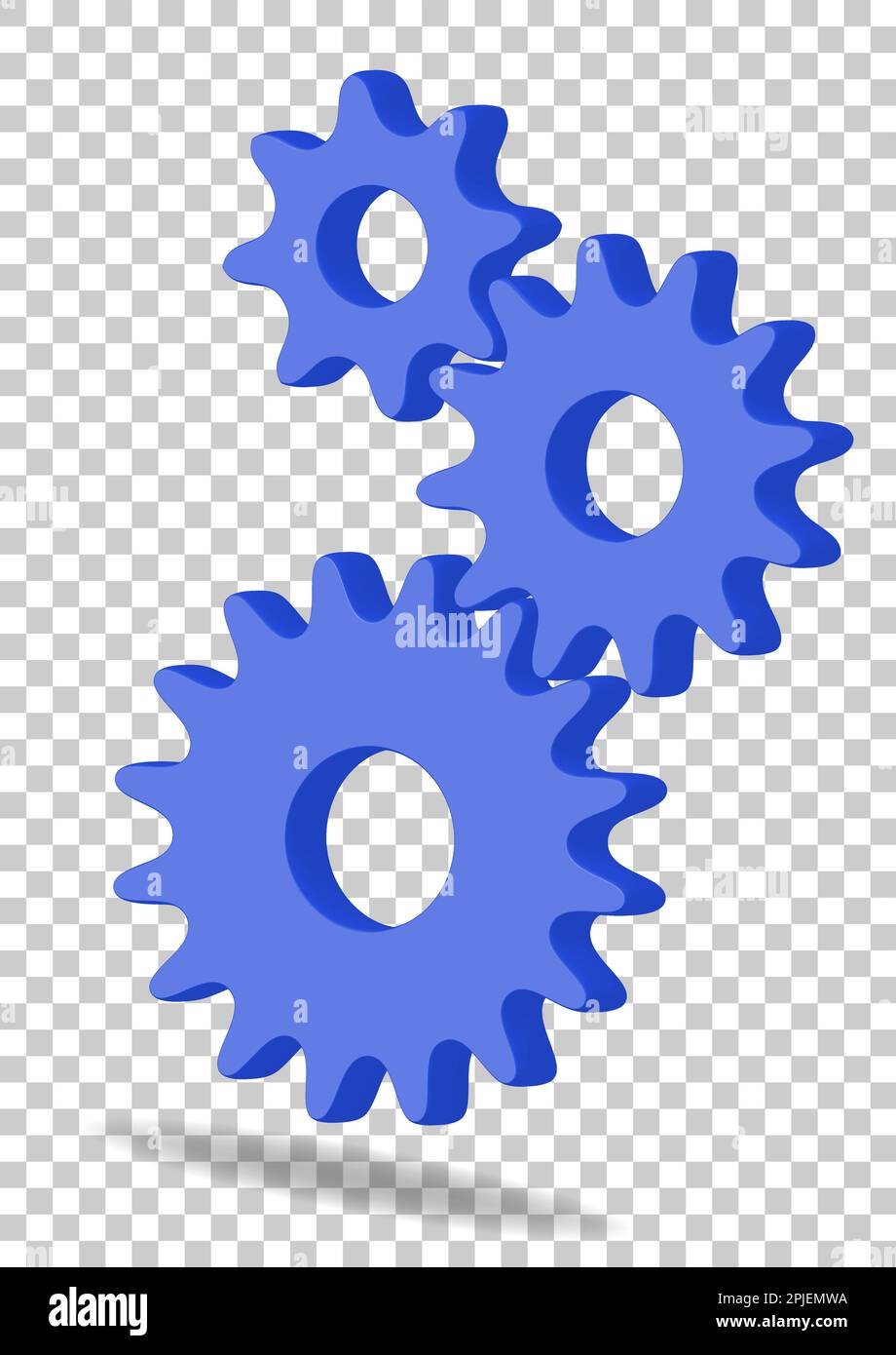 Cogwheel printing Stock Vector Images - Alamy