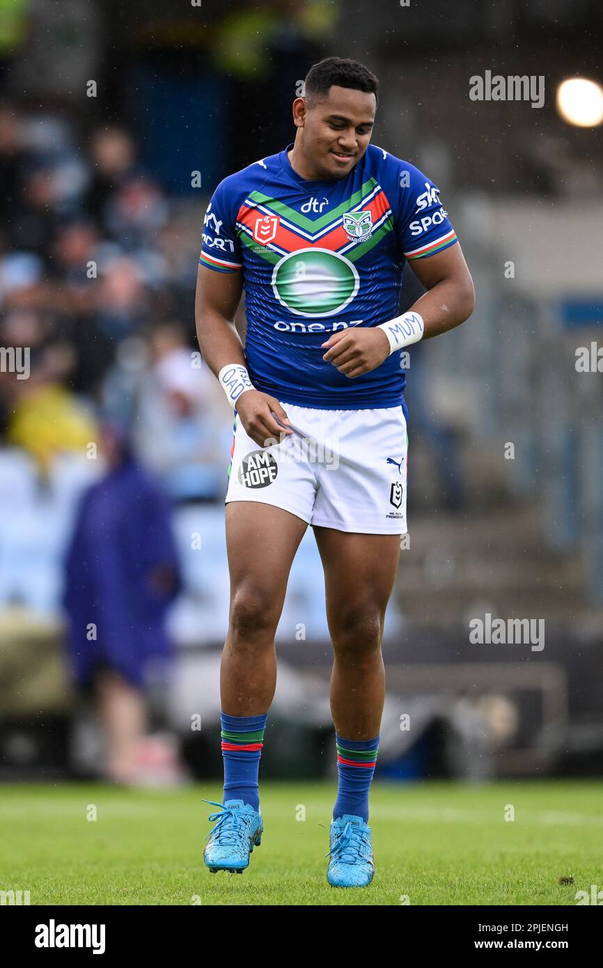 Viliami Vailea of the New Zealand Warriors in action during the NRL ...