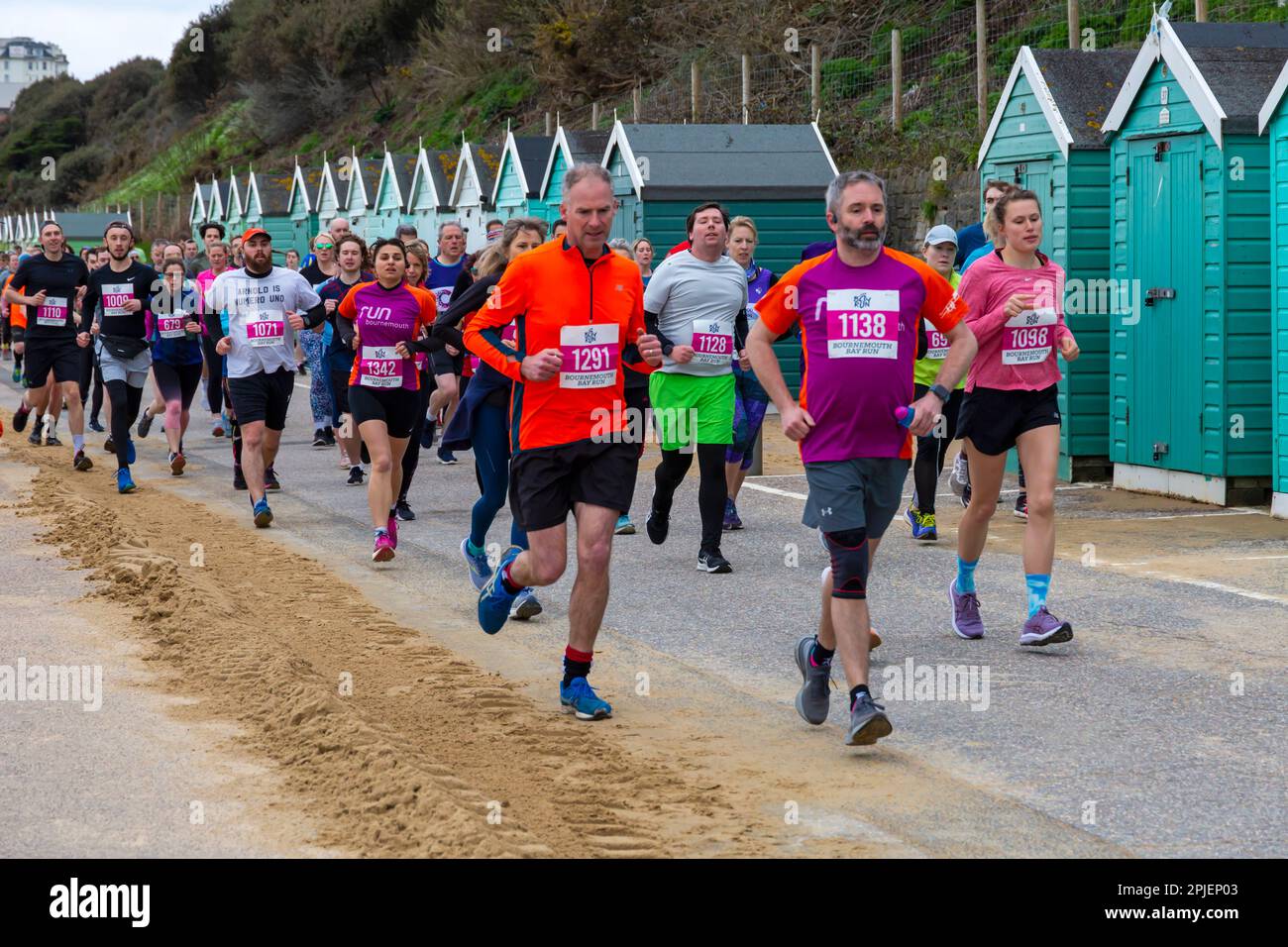 Bournemouth, Dorset, UK. 2nd April 2023. Runners take part in the 40th ...