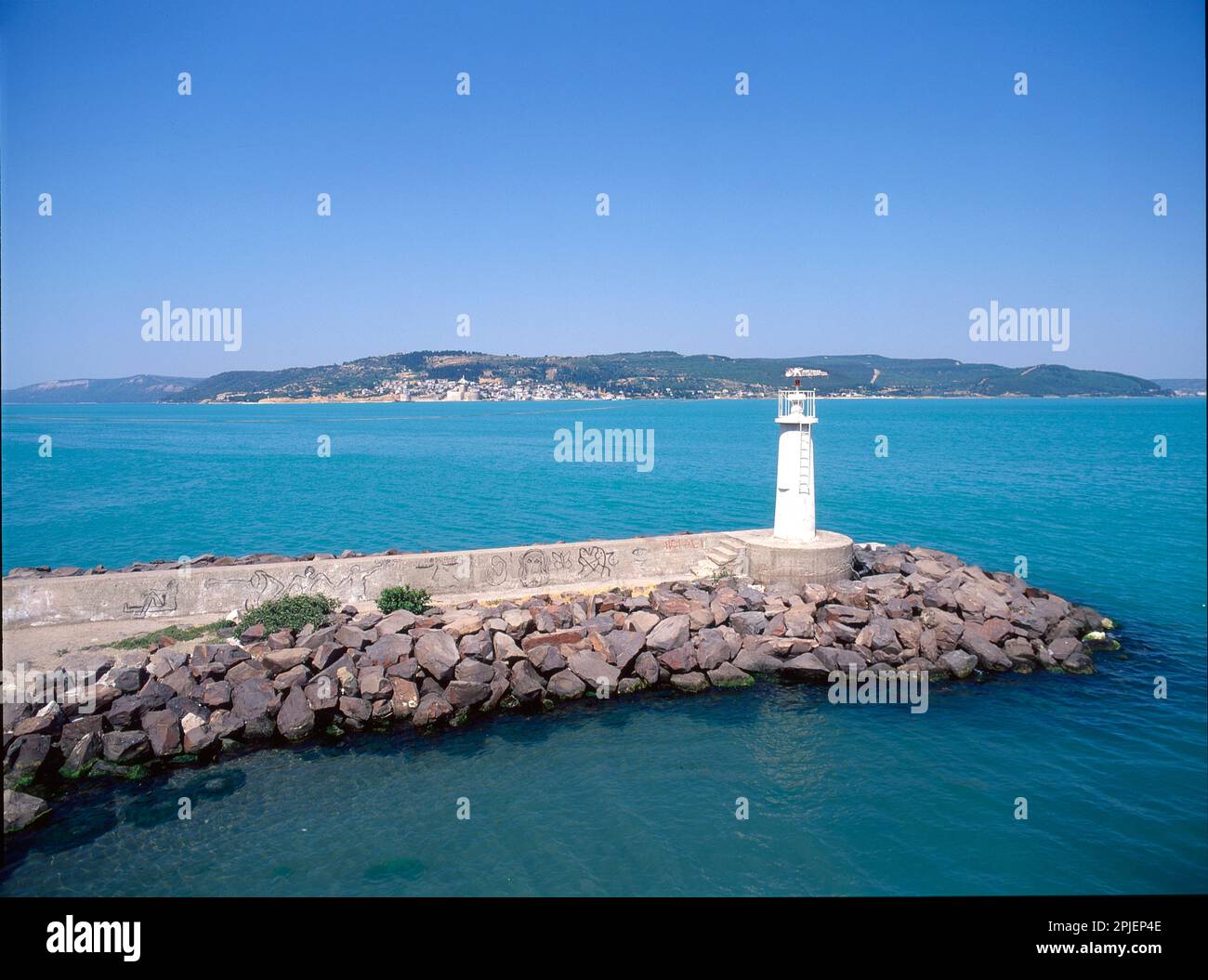 Bozcaada island in Turkey, Aegean Sea Stock Photo - Alamy