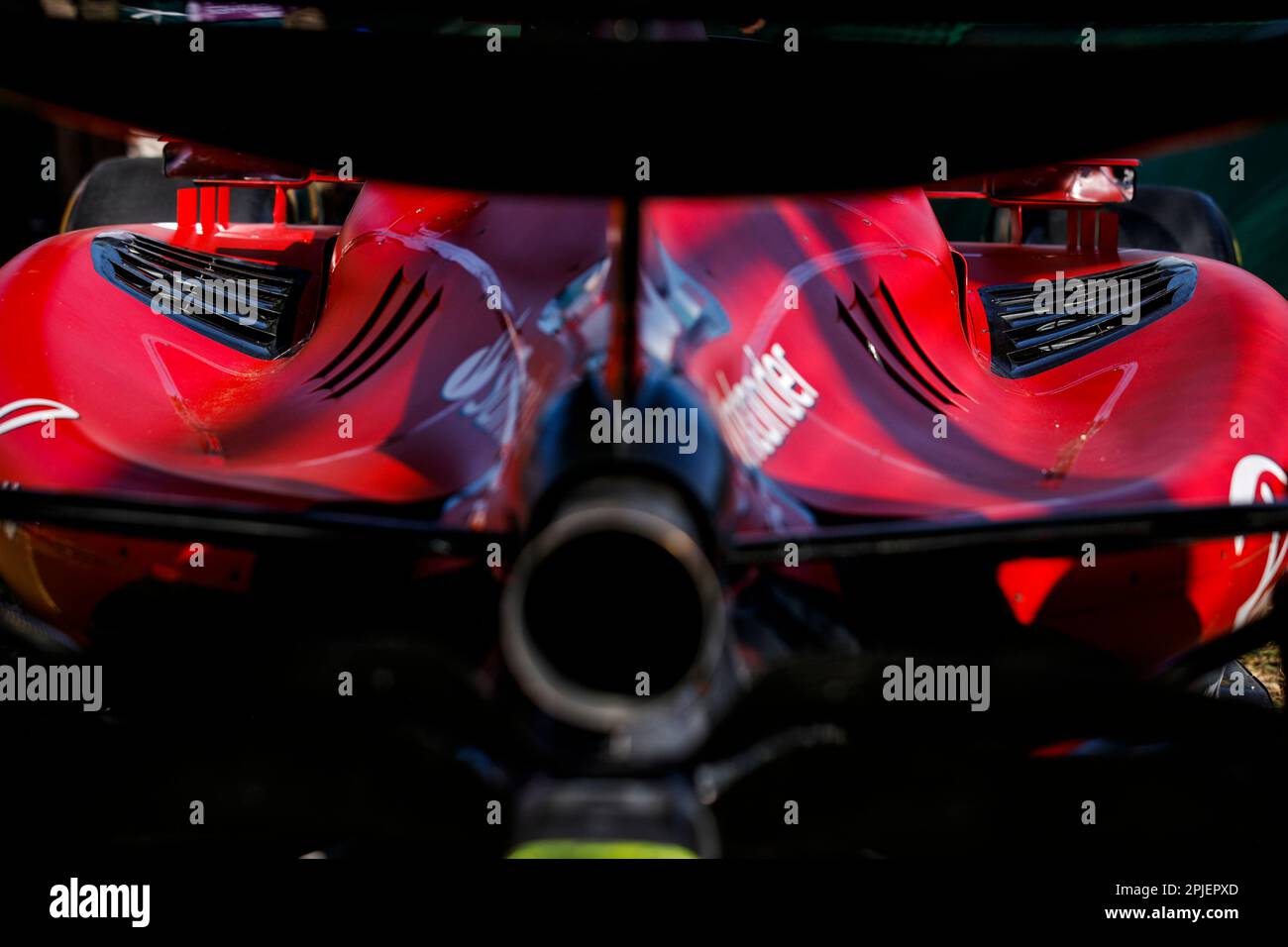 Melbourne, Australia. 2nd Apr, 2023. Car of #16 Charles Leclerc (MCO ...