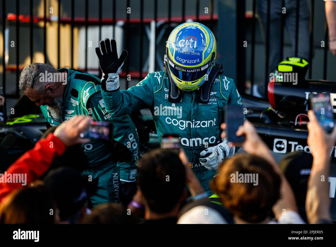 Melbourne, Australia. 2nd Apr, 2023. #14 Fernando Alonso (ESP, Aston ...