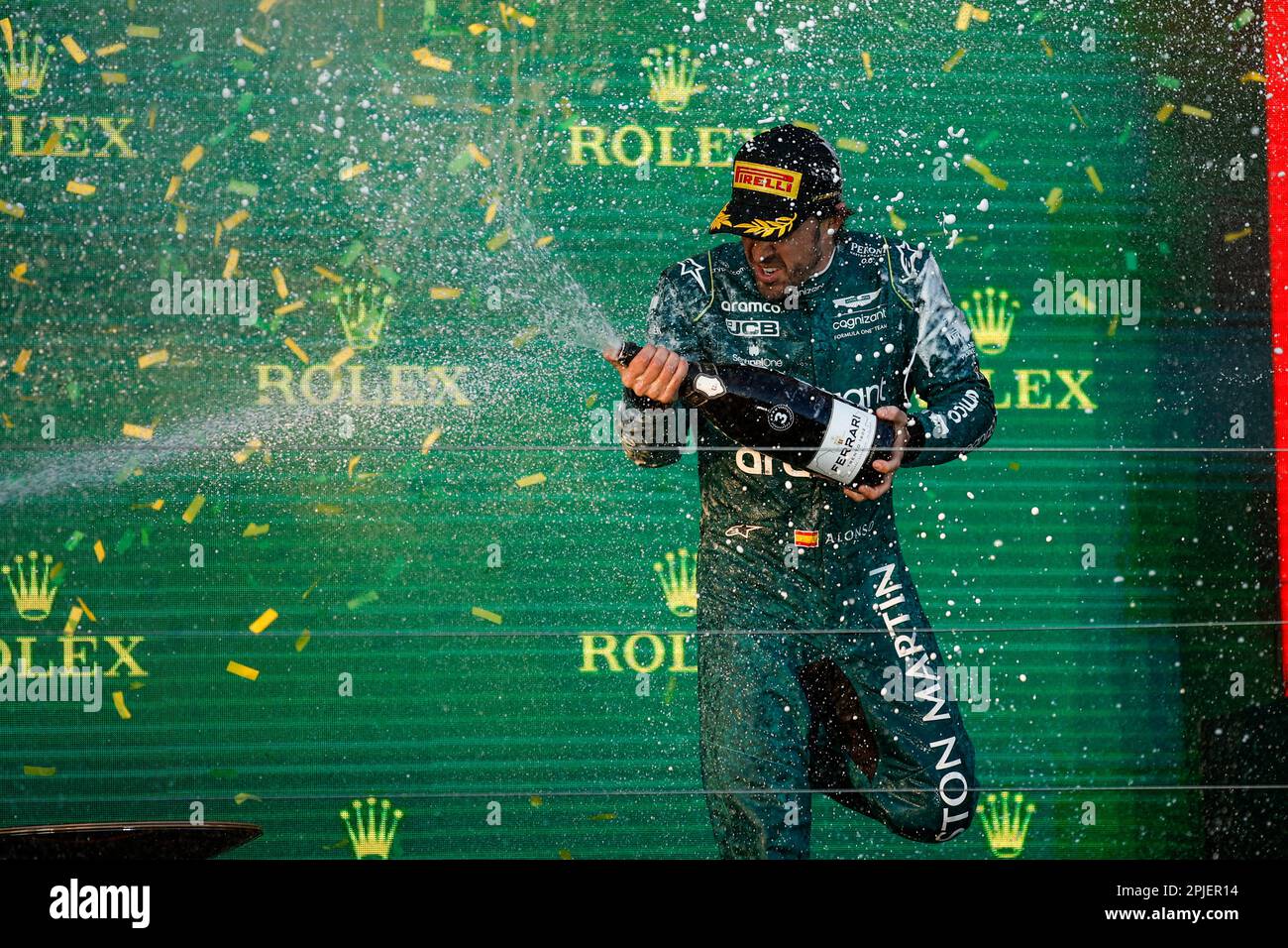 Melbourne, Australia. 2nd Apr, 2023. #14 Fernando Alonso (ESP, Aston ...