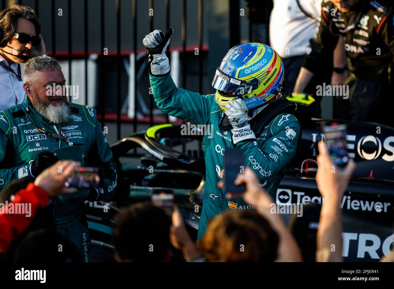 Melbourne, Australia. 2nd Apr, 2023. #14 Fernando Alonso (ESP, Aston ...