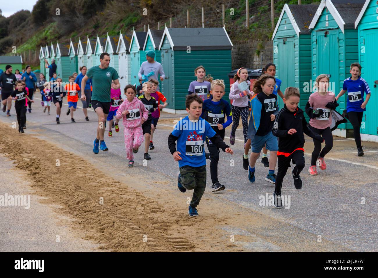Bournemouth, Dorset, UK. 2nd April 2023. Runners take part in the 40th ...