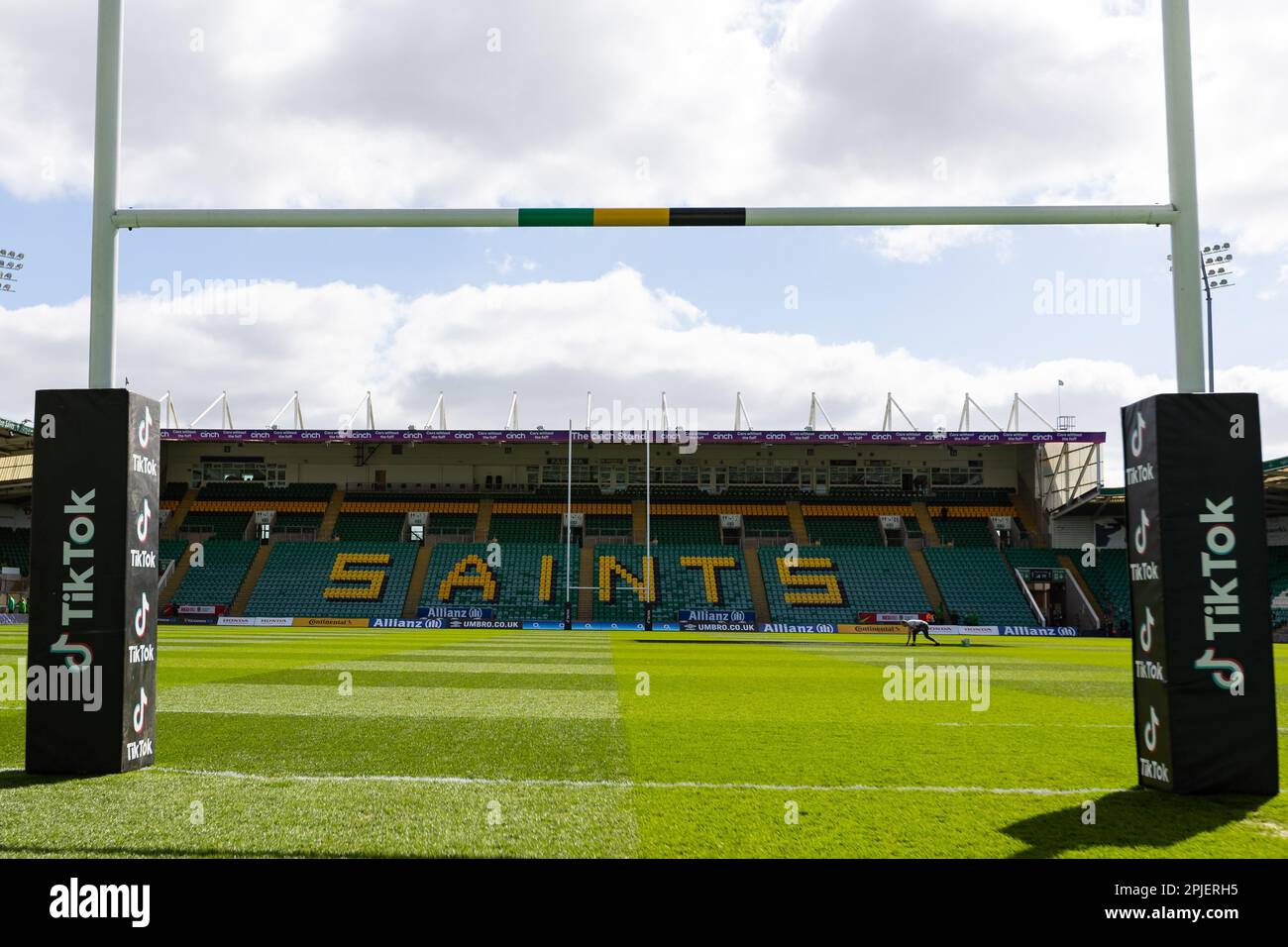 Northampton, UK. 02nd Apr, 2023. A general view of cinch Stadium at ...