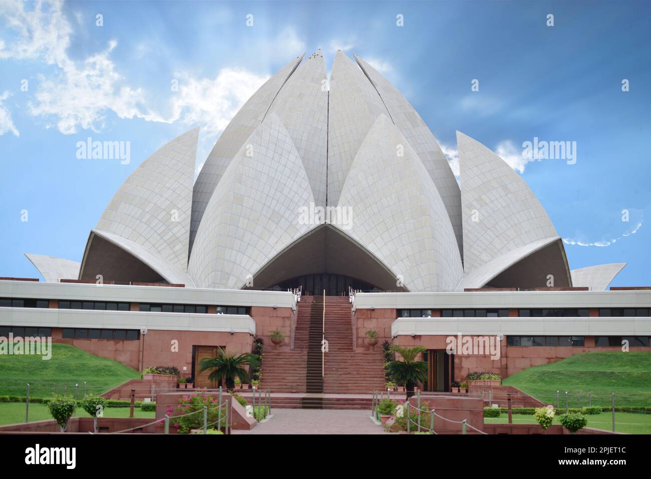 Beautiful view lotus temple hi-res stock photography and images - Alamy