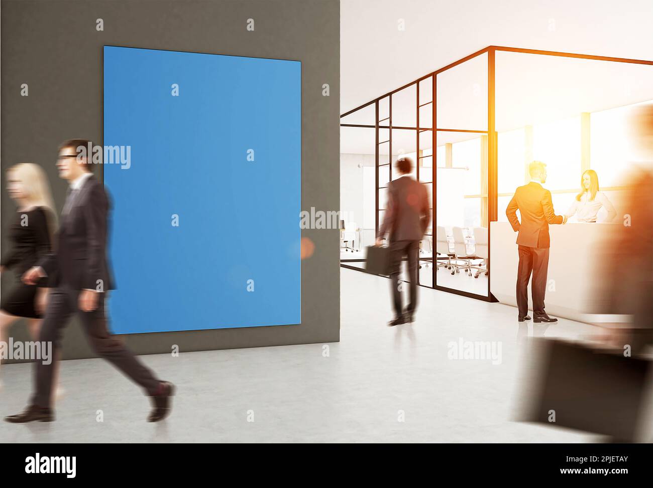 Office Posters and Billboards Design for Effective Space Branding Stock ...